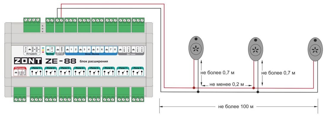 Подключение цифровых датчиков температуры к разным приборам — Библиотека Микро Лайн