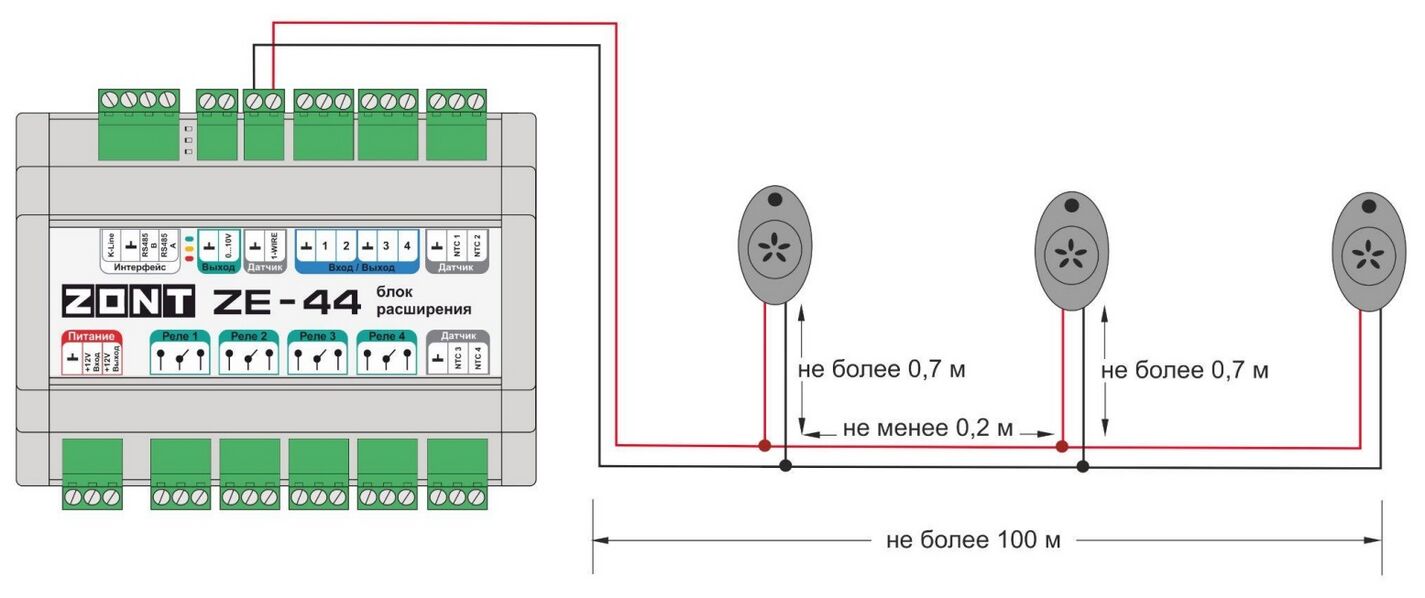 Подключение цифровых датчиков температуры к разным приборам — Библиотека Микро Лайн